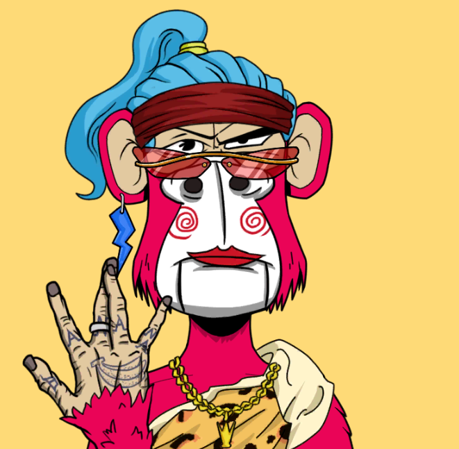 Pinky the ape – NFT Calendar