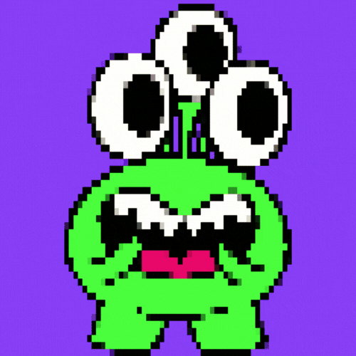 Green Pixel Monsters – NFT Calendar